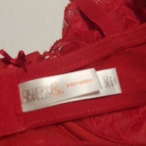 Gilligan & O'Malley | Intimates & Sleepwear | Gilligan Omalley Red Lace ...
